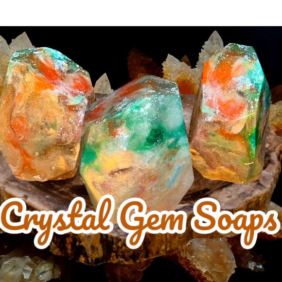 Hand Crafted | Bath & Body | Experience The Beauty Of Mexican Fire Opal Gem Rock Soaps Orange ...